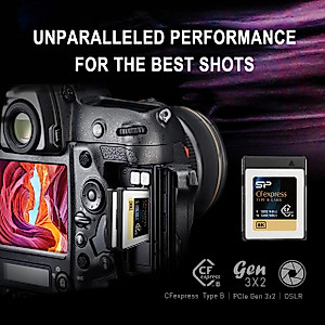 Silicon Power 512GB CFexpress Type B Memory Card, Up to 1800MB/s Read, Min Sustained Write: 820MB/s