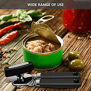 Can Opener,Professional 3-In-1 Multifunctional Manual Can Openers Bottle Opener,Kitchen Durable Stainless Steel Heavy Duty Can Opener Smooth Edge for Kitchen Seniors Friendly