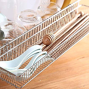SDGH Stainless Steel Dish Rack - Hanging Shelf Kitchen Drain Rack Storage Filter Shelf