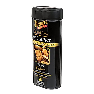 25 Pack Gold Class Leather Wipes