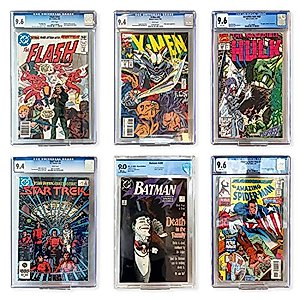 X-FLOAT Clear Floating Shelves (Wall Mounted) for Displaying Comic Books (Set of 6)