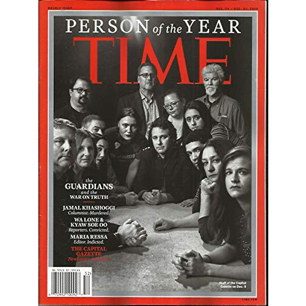TIME WEEKY MAGAZINE PERSON OF THE YEAR DECEMBER, 24th / DECEMBER, 31st 2018