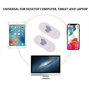 SOLUSTRE 12 pcs Camera Privacy Cover Webcam Cover Slide Camera Slide Cover Cute Laptop Lens Cover Webcam Privacy Computer Tablet para niños Webcam Lens Cover Slider Protector Pearlescent