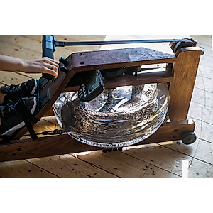 WaterRower Walnut Rowing Machine with S4 Monitor | USA MADE | Original Handcrafted Erg Machine for Home Use & Gym | Best Warranty