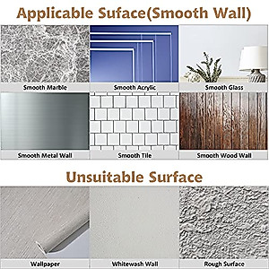 Mirror Acrylic Self Adhesive Hook, Iron Finished Chrome Pack of 2 Sticky Hooks for Bath Towel Robe Hook, Heavy Duty Door Wall Hook for Bathroom Kitchen(WJ012)