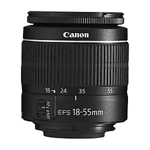 Canon EOS 4000D (Rebel T100) DSLR Camera w/EF-S 18-55mm F/3.5-5.6 Zoom Lens + 128GB Memory + Case + Tripod + Filters (36pc Bundle) (Renewed)