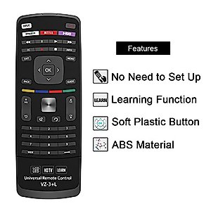 Gvirtue Universal Remote Control Compatible for VIZIO-TV-Remote All VIZIO LED QLED LCD HDTV 4K UHD HDR SMARTCAST Smart TVs Models