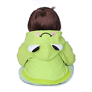 Reborn Baby Doll Clothes Boy 3pcs Set for 20"- 23" Reborn Doll Boy Clothes Green Outfit