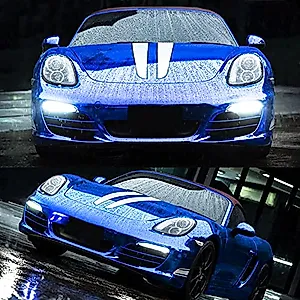 TECKWRAP 11.5" x 60" Blue Chrome Mirror Vinyl Wrap Film Vinyl Roll