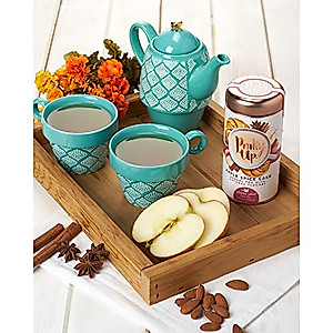 Pinky Up Apple Pie Loose Leaf Tea, Herbal Tea, Caffeine Free, Low Calorie & Gluten Free, 3.5 Oz Tin