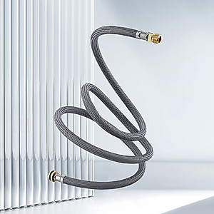 Kitchen Faucet Parts Pull out Faucet Hose Compatible for Grohe 48293000 Flexible Shower Hose Replacement With Weight Ball and 3 Connectors