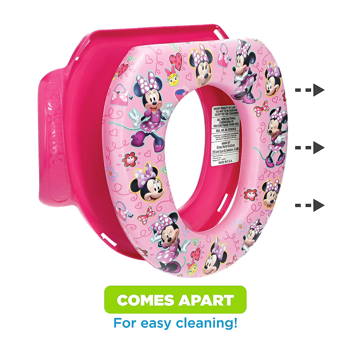 Disney Minnie Mouse "Fab-Bow-Lous" Soft Potty Seat
