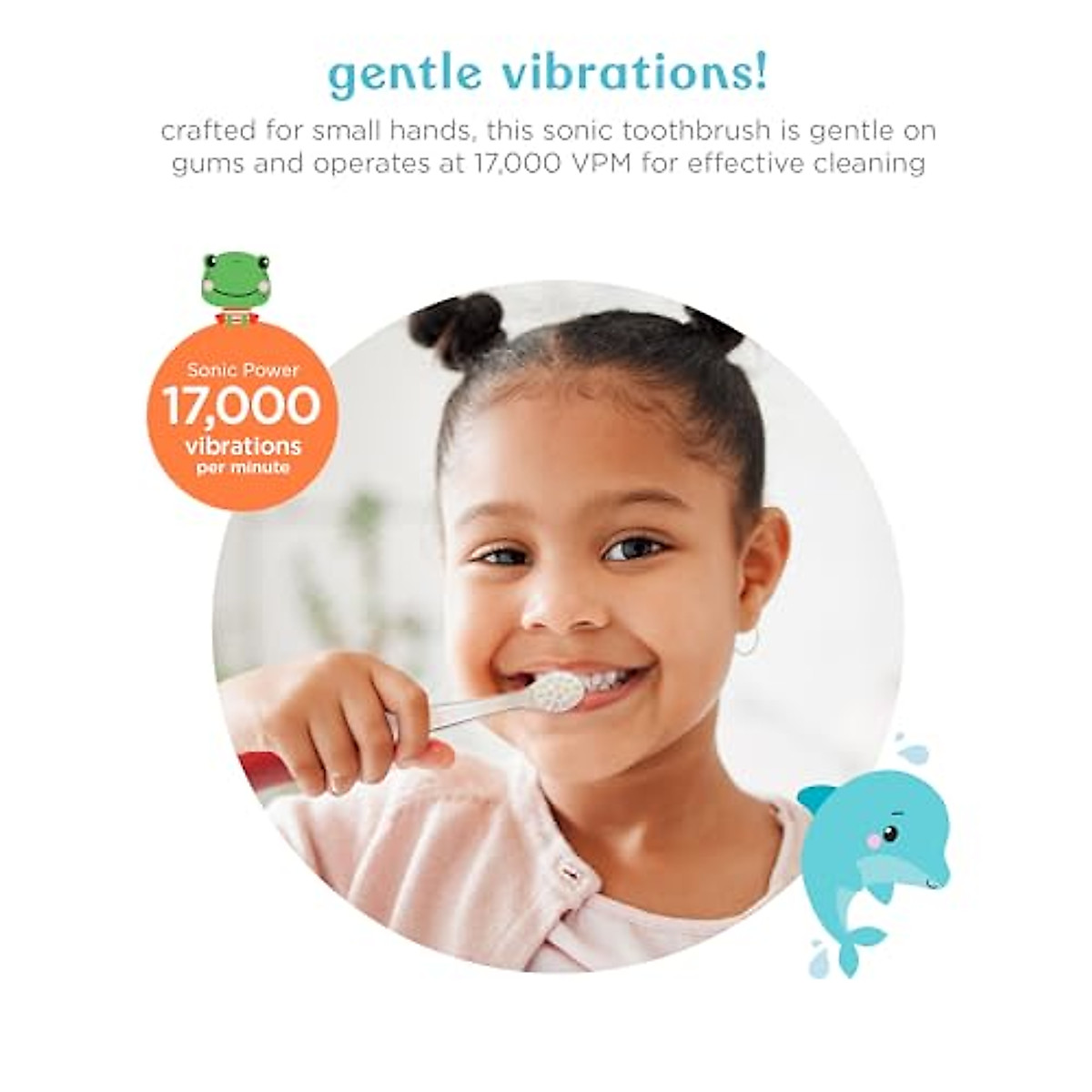 Fisher-Price My First Soniclean Baby Toothbrush, Extra Soft Bristles, First Baby Electric Toothbrush, Baby Teethers, Baby Teething Relief, Kids Toothbrushes