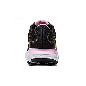 Nike Women's Race Running Shoe, Black Orange Pulse White Pink, 5.5
