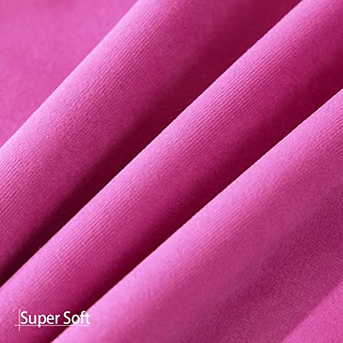 CARRIE HOME Pink Velvet Throw Pillow Covers 18x18 Set of 4 Hot Pink Light Blush Pink Room Decor Throw Pillows 18 x 18 Soft Decorative Pillows for Bedroom & Living Room (No Inserts)