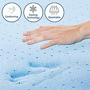 Classic Brands Cool Gel Memory Foam 8-Inch Mattress | CertiPUR-US Certified | Bed-in-a-Box, Twin
