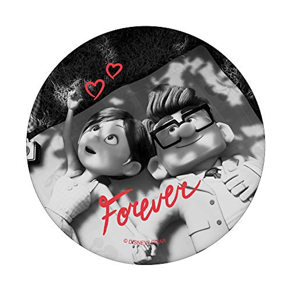 Disney PIXAR UP Carl and Ellie Forever Heart PopSockets PopGrip: Swappable Grip for Phones & Tablets