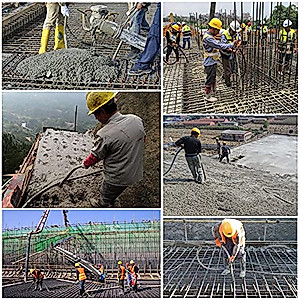 Bizoepro Alumium Power Concrete Vibrators 13000 VPM Electric Concrete Vibrator 850W 3/4 HP Handheld Construction Portable Pencil Concrete Vibrabrater