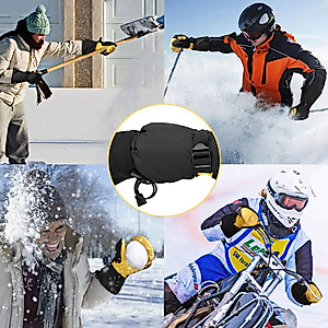 OZERO Winter Ski Gloves Cold Weather Glove Snow Mittens with Thermal Insulation Work Gloves