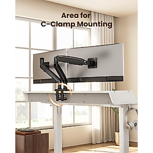 ErGear Electric Standing Desk with Drawers, 48″ x 24″ Gaming Desk with Monitor Stand, C-Clamp Mount Compatible, Home Office Height-Adjustable Desk with Storage Shelf, 4 Preset Heights, White, EGESD36W