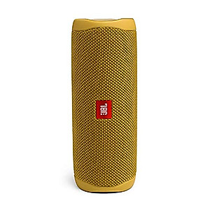 JBL FLIP 5 Waterproof Portable Bluetooth Speaker - Yellow (Renewed)