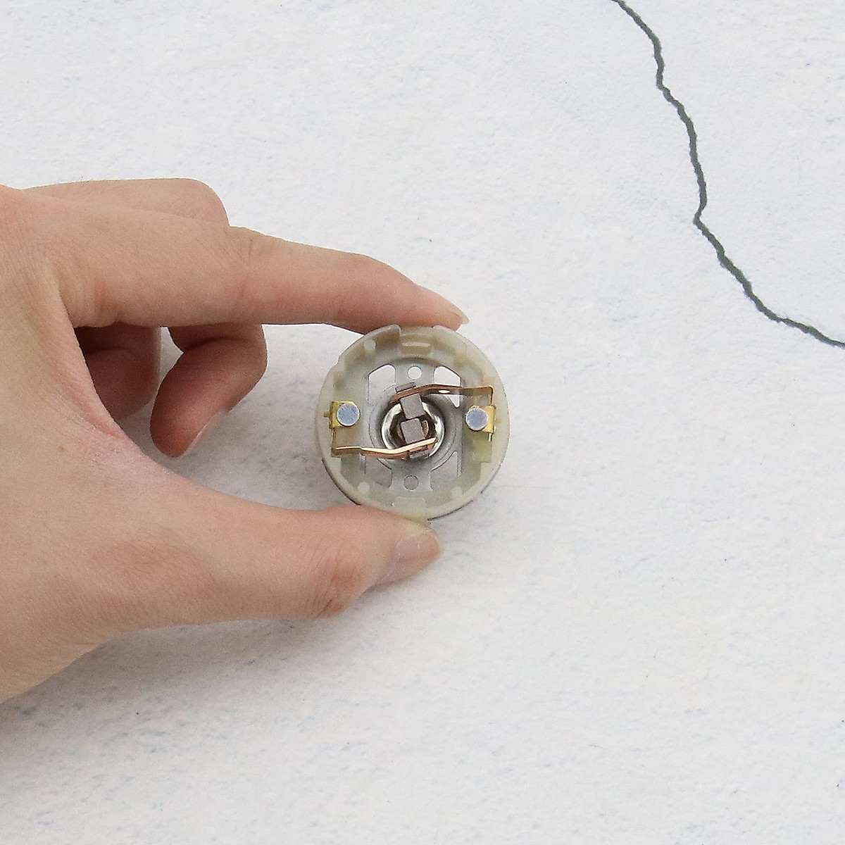 Create idea 2x RS550 Motor Carbon Brushes Holder and 4x Carbon Brushes Compatible with BOSCH Compatible with MAKITA Compatible with DEWALT Suitable for RS550 Micro Motor