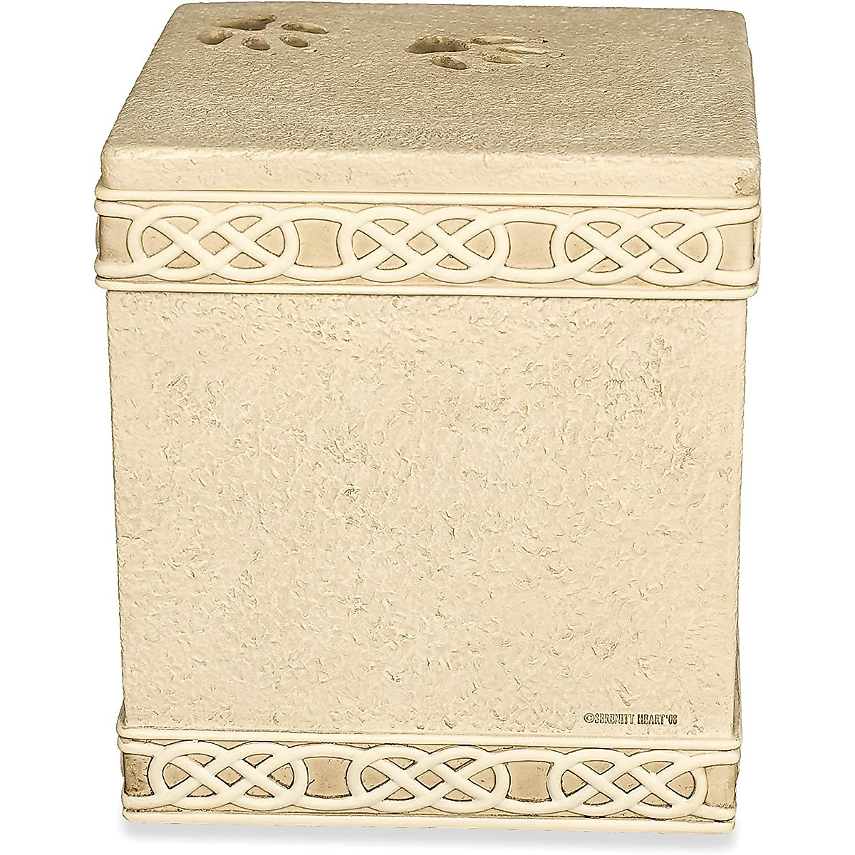 Comfy Hour 6" Porcelain Angel Star Pet Urn for Dog, Brown, Pet In Loving Memory Collection