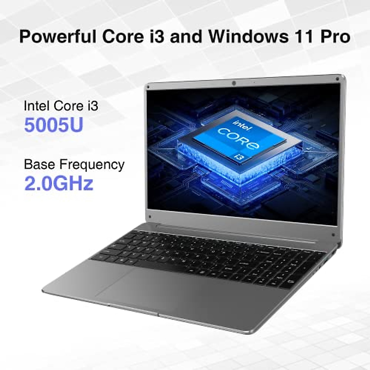 BiTECOOL 15.6" Laptop with Intel Core i3 & 12GB RAM