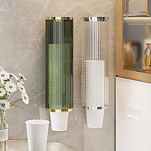 Kvfubvfeb Convenient Cup Holder Rack Practical Cup Dispenser Wall Mounted Paper Cup Holder Cup Stand Rack