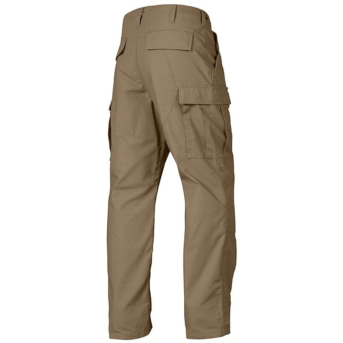 LAPG BDU Pants for Men, 6 Pocket Design BDU Tactical Cargo Pants, Lightweight Cotton Rip-Stop Fabric Pants, Charcoal, Medium/Regular