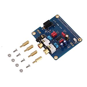Digital Audio Card, I2S Interface PiFi DIGI DAC + HiFi DIGI Digital Audio Card Insulated Power Supply Compatible with Raspberry B+, Raspberry 2 Model B,Raspberry 3B (64-bit)