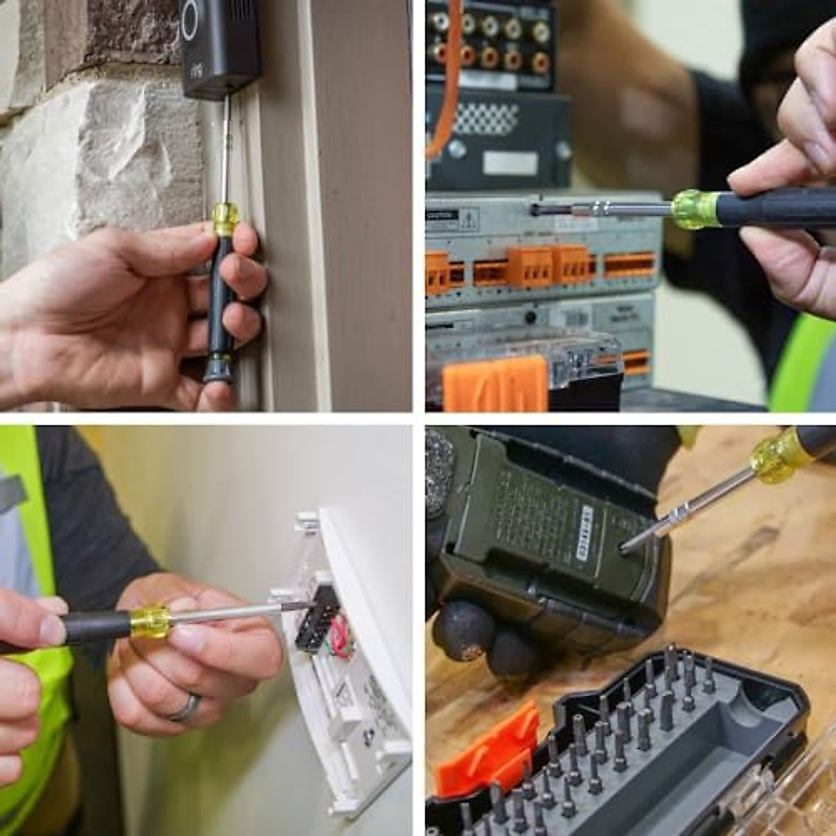 Klein Tools 32717 Precision Screwdriver Set with Case, All-in-One Multi-Function Repair Tool Kit Includes 39 Bits for Apple Products