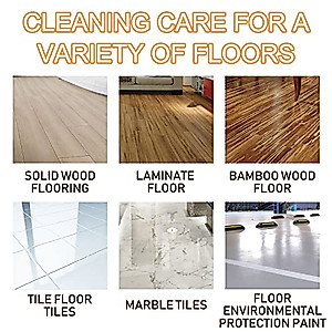 Gecau Floor Cleaner, Multi-Surface Vinegar Polish Floor Cleaner, And Household Cleaner, Safer For P𝚎ts And Kids(100ml