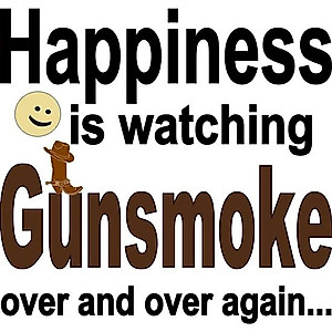 CafePress Happiness Is Watching Gunsmoke Mugs Ceramic Coffee Mug, Tea Cup 11 oz