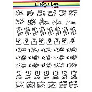 School Planner Stickers | No School | First Day of School | Parent Teach Conference | Picture Day | Field Trip | Libby and Lou Sticker Co