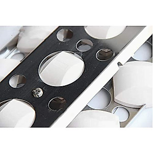 Hongso Gas Grill Ceramic Briquettes for Turbo Classic Elite and Nexgrill Models, 54-Piece Barbecue briquettes Gas Grill Stones, CRCB54