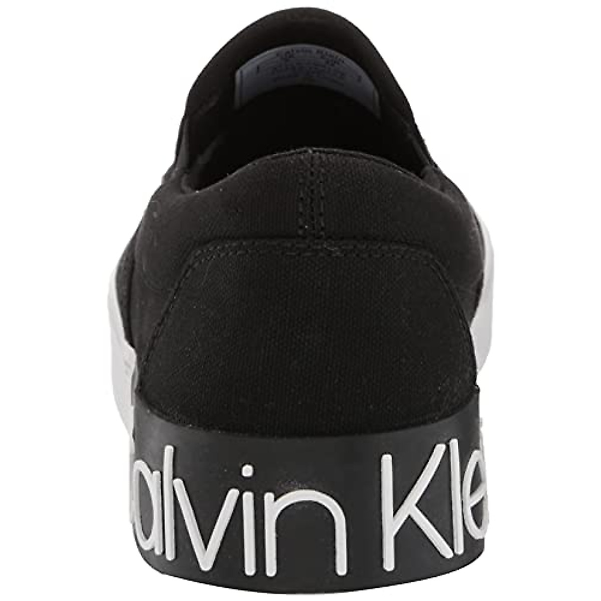Calvin Klein Men's RYOR Sneaker, Black Canvas 962, 8