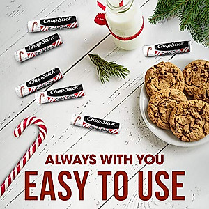 ChapStick Holiday Ornament Candy Cane Lip Balm Gift Set, Lip Moisturizer and Christmas Stocking Stuffer - 0.15 Oz (Pack of 5)