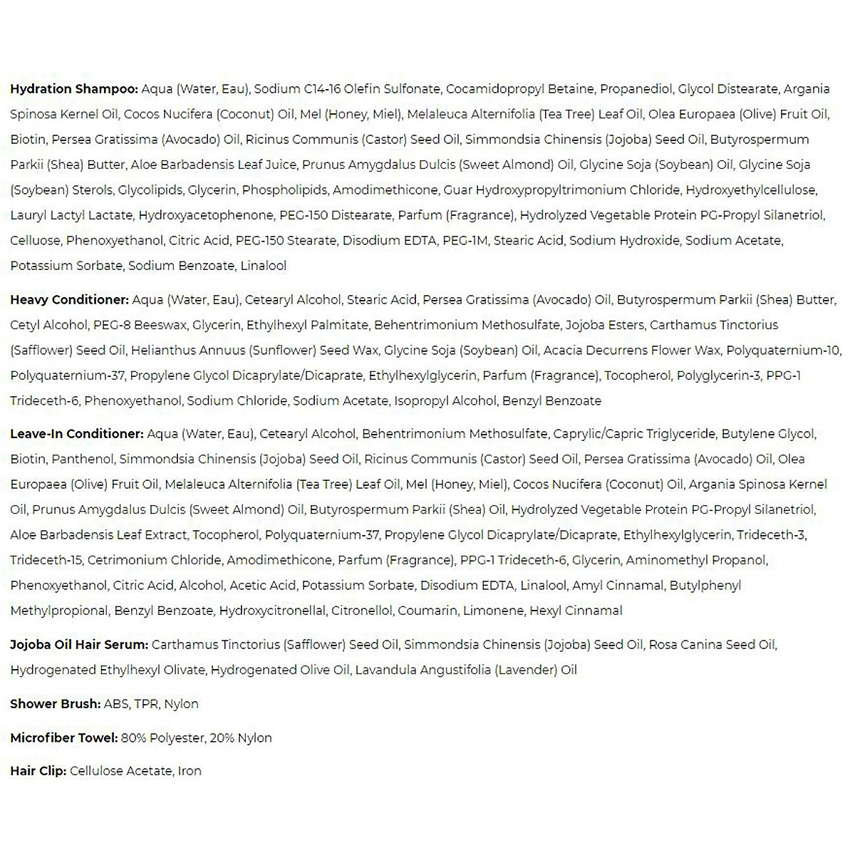 Pattern Curly Hair Care Set! Included: Hydration Shampoo, Heavy Conditioner, Leave-In Conditioner, Jojoba Oil Hair Serum And More!