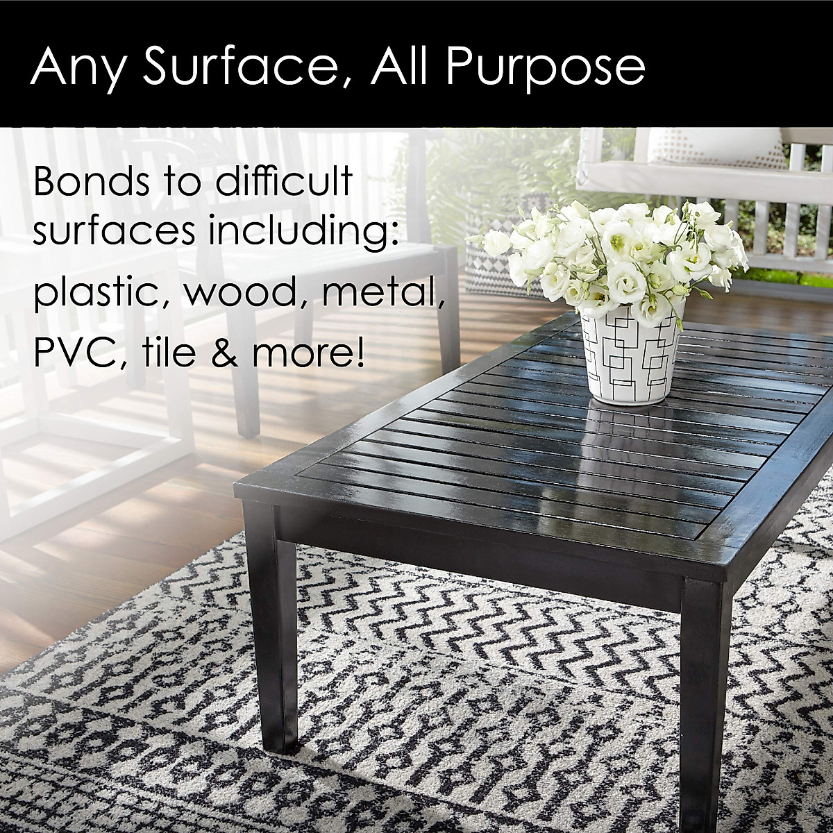 Krylon K02702007 Fusion All-In-One Spray Paint for Indoor/Outdoor Use, Gloss Black, 12 Ounce (Pack of 2)