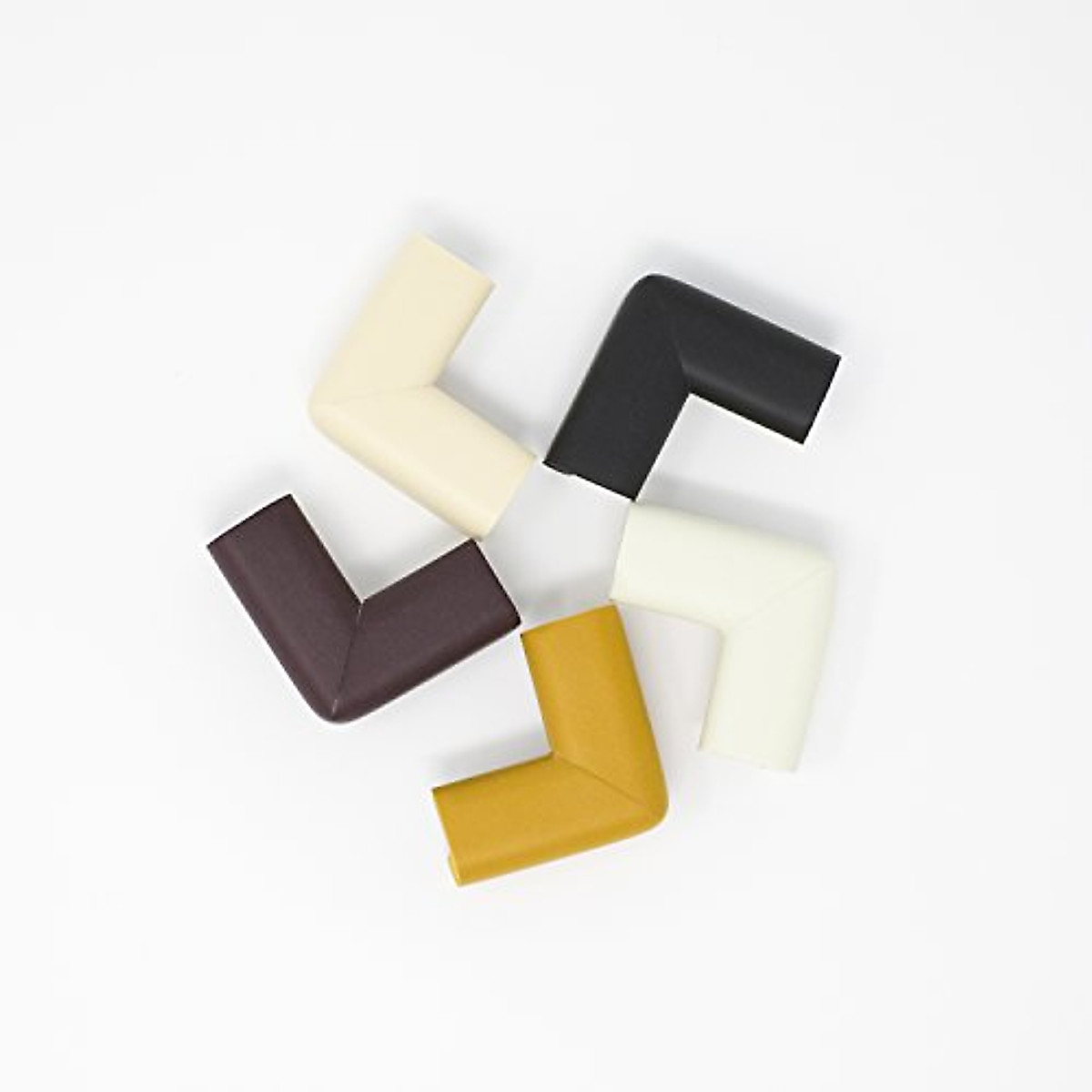 Red Monkey [12Pack] Corner Guards Protector Edge Bumpers Pads for Baby & Kids Pre-Attached 3M Adhesive Taped Easy Peel Off Install & Decorative Sharp Furniture Glass Table Desk (White)