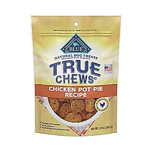 Blue Buffalo True Chews Premium Natural Dog Treats, Chicken Pot Pie 12 oz bag