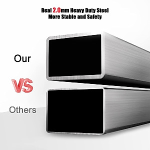 papababe Power Rack Power Cage Workout Station Home Gym for Weightlifting Bodybuilding and Strength Training (800LB Capacity +2 Extra J-Hooks)