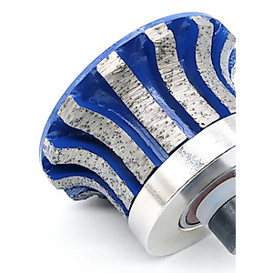 A20 Diamond Grinding Wheel Edge Profile Router Bit Metal Segments For Stone Marble Granite Grinding Disc