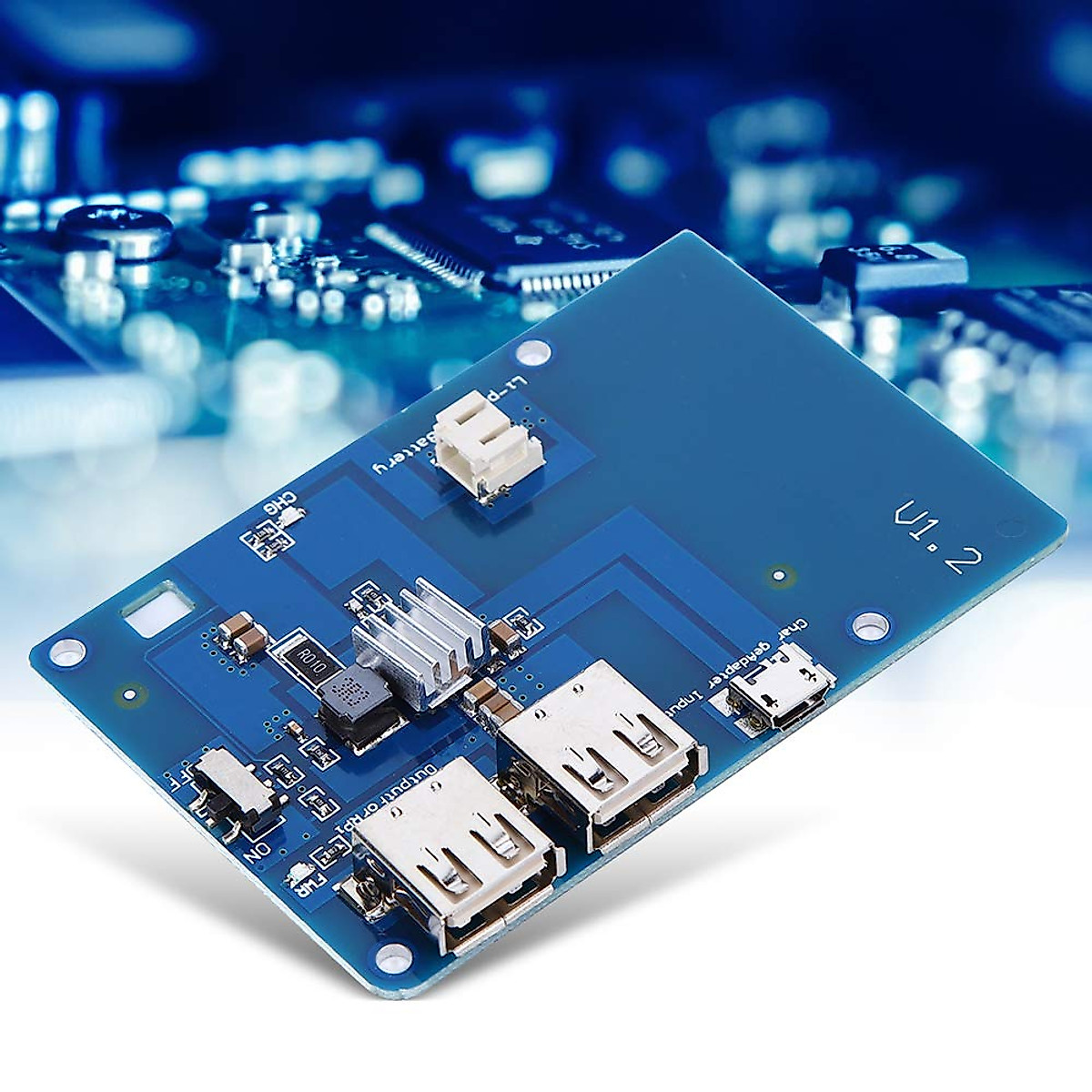 Lipo Battery Expansion Board, 3 Power Pack Expansion Board with Independent Field Power Supply and USB Output
