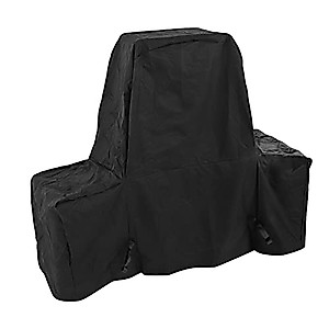 Garden kit Grill Cover Outdoor Household Waterproof Dustproof Tear Resistant Black BBQ Gas Grill Cover with Storage Bag
