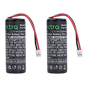 Tectra 2-Pack LIS1441, LIP1450 Battery Compatible with Sony PS3 PlayStation 3 Move Motion Controller CECH-ZCM1E, CECH-ZCM1U