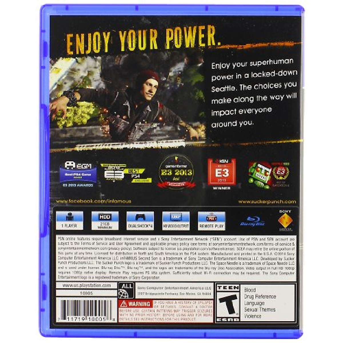 inFAMOUS: Second Son Standard Edition (PlayStation 4)