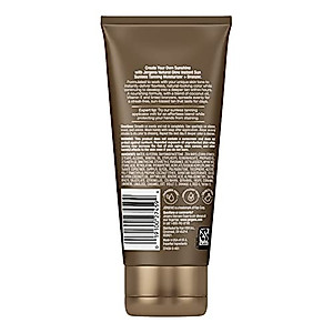 Jergens Natural Glow Instant Sun Sunless Tanning Moisturizer + Bronzer, Self Tanner, Deep Bronze, for Natural-Looking Tan, 6 Ounce