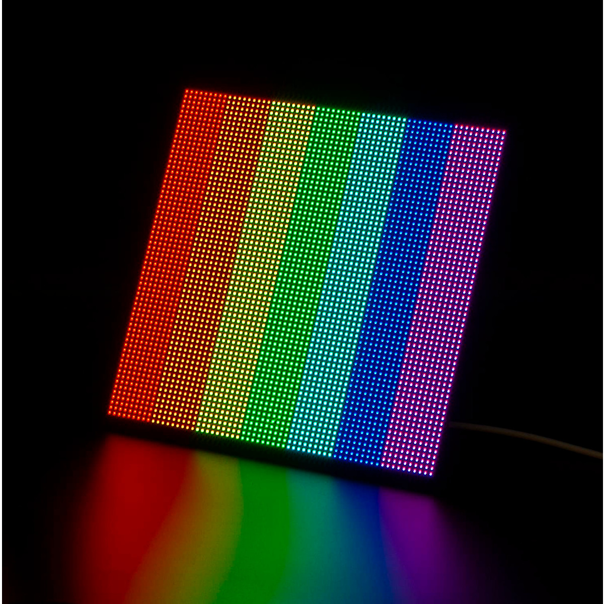 xicoolee 4096 RGB Full-Color LED Matrix Panel Display 64×64 Pixels for Raspberry Pi 3mm Pitch with 2 HUB75 Interface
